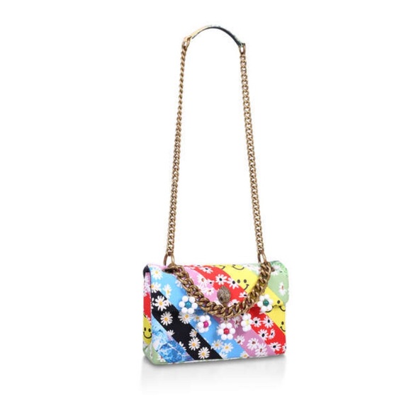 Kurt Geiger | Bags | Kurt Geiger London Kensington Floral Rainbow Bag ...
